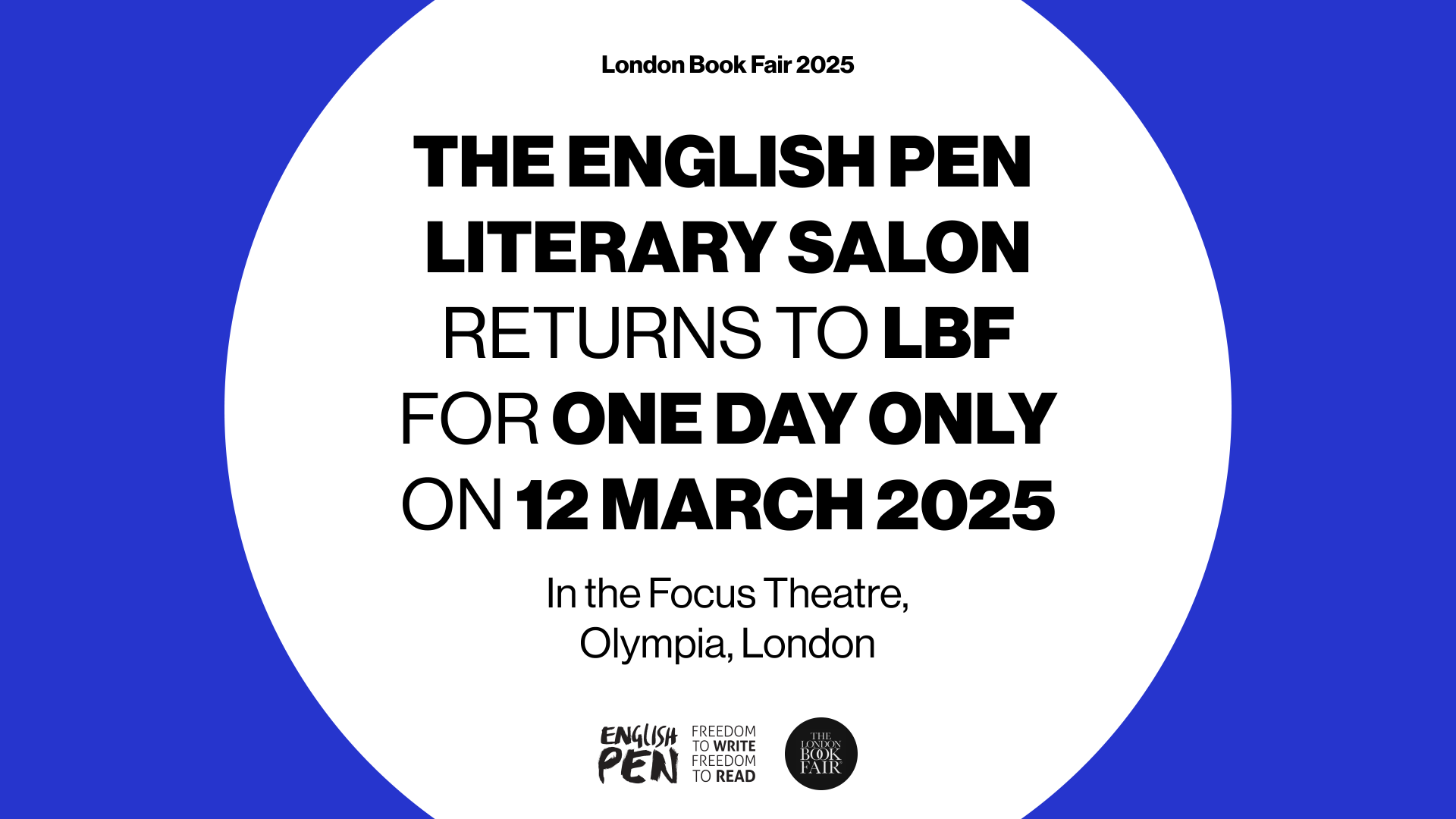 English PEN Literary Salon at LBF 2025 - News & Events - English PEN