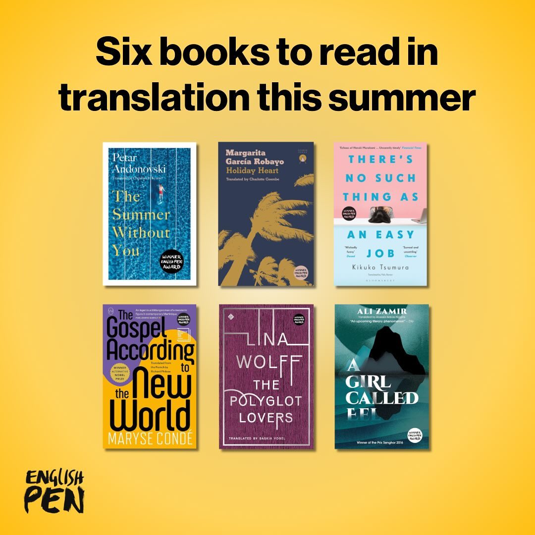 Six books to read in translation this summer - PEN Translates Bookshelf ...