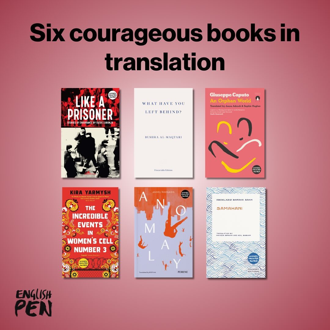 Six courageous books in translation - PEN Translates Bookshelf ...