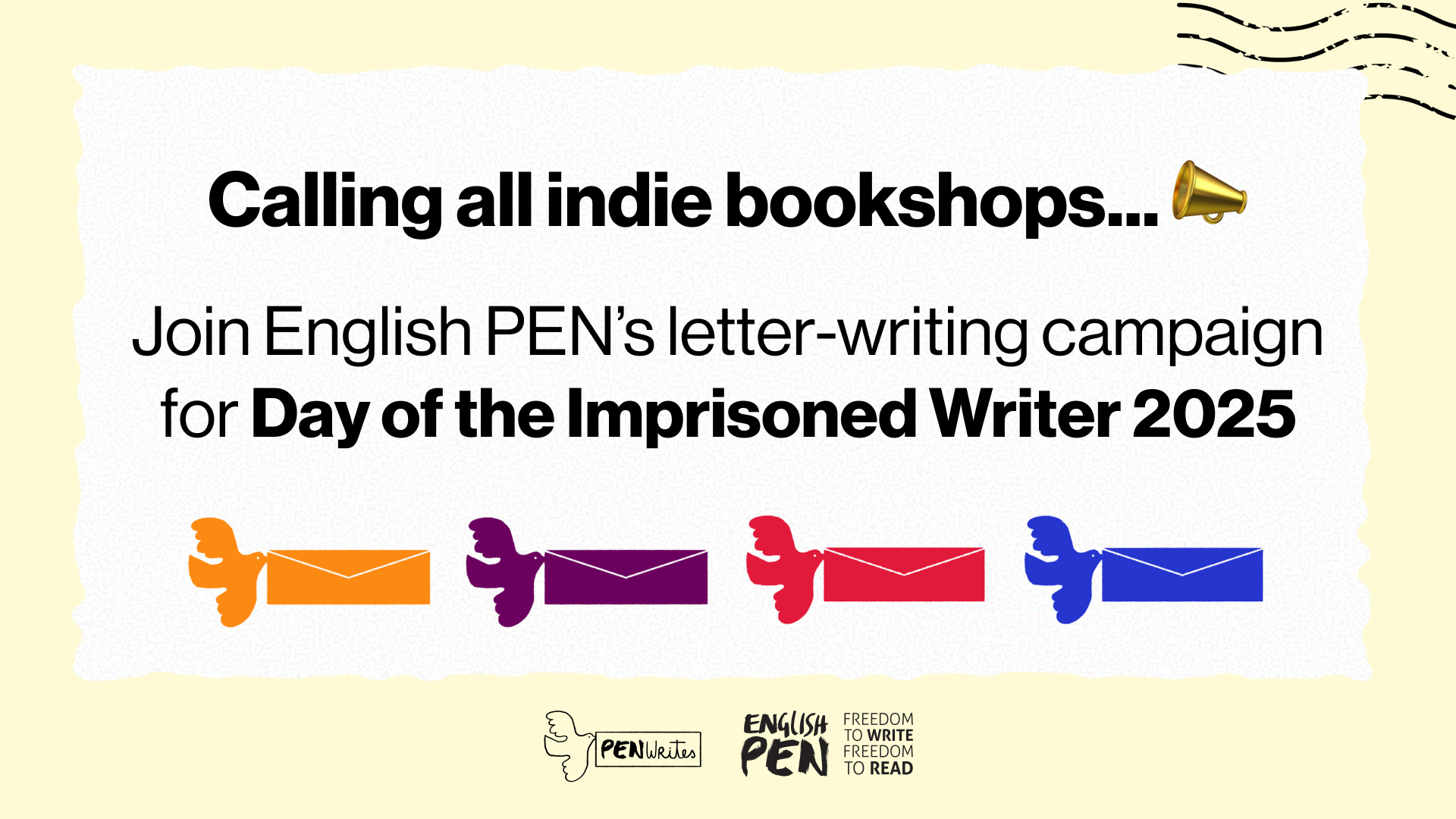 PENWrites x Day of the Imprisoned Writer - English PEN